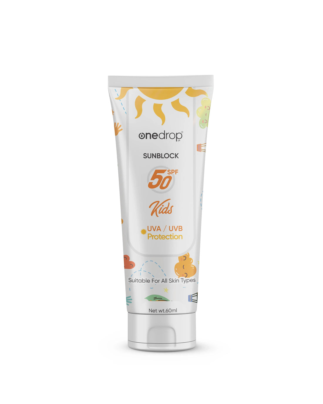 One Drop Sunblock Kids 50spf 100ml | 20% Flat OFF - OneDropPak